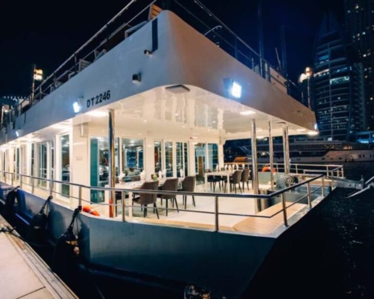 5* Luxury Marina Dinner Cruise With Live Cooking Stations - UAE Park ...