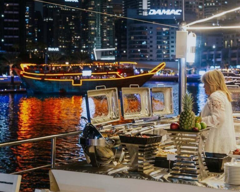 5* Luxury Marina Dinner Cruise With Live Cooking Stations - UAE Park ...